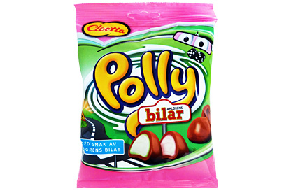 Cloetta Polly Bilar (150g)