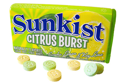 Eureka Lemon & Key Lime Sunkist Citrus Burst - 60 sugar free citrus ...
