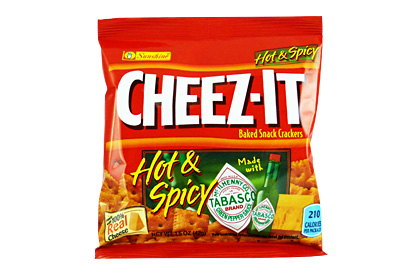 Cheez-It Hot & Spicy Tabasco (42g) (6 x 8ct)