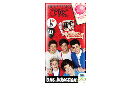 One Direction Popping Cotton Candy Gum (with Stickers)