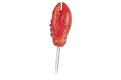 Lobster Claw Lollipop in Strawberry Flavour