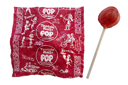 Raspberry Tootsie Pop