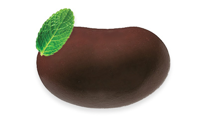 Jelly Belly Mint Chocolate Dips - Jelly beans in dark chocolate