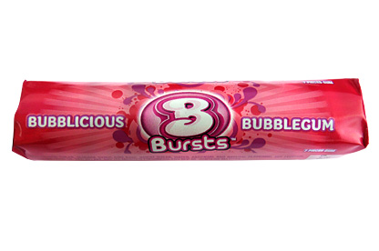 Bubble Gum flavour Bubblicious Bursts bubble gum