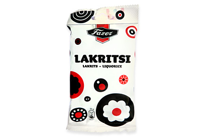 Fazer Lakritsi (Liquorice) 100g Bag