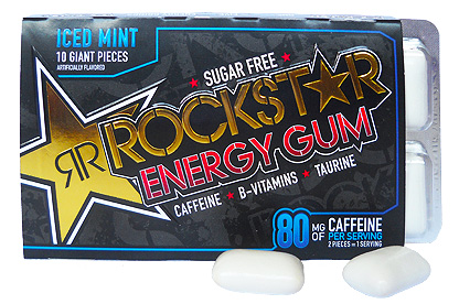 Rockstar Iced Mint Energy Gum