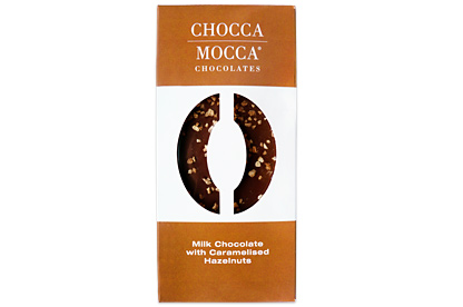 Chocca Mocca Milk Chocolate with Caramelised Hazelnuts