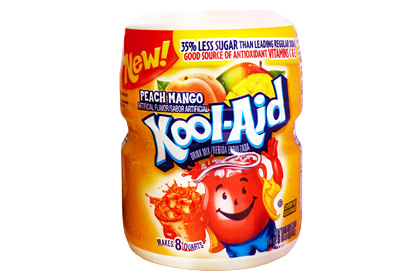 Peach Mango Kool-Aid Sweetened Drink Mix (538g)
