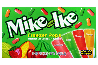 Mike and Ike Freezer Pops (Box of 10)