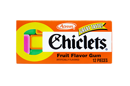 Chiclets Fruit Gum (Box of 20)