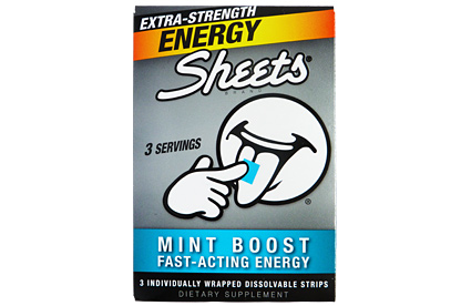 Sheets Extra-Strength Energy Strips (3 strips)