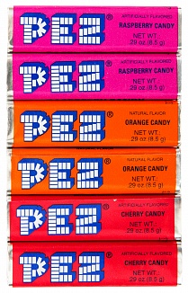 Assorted Fruit PEZ Candy Refills
