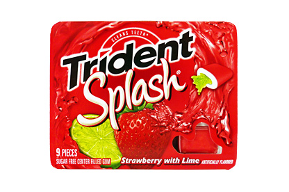 Trident Splash Strawberry with Lime Sugar Free Gum