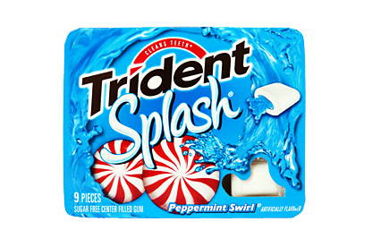 Trident Splash Peppermint Swirl Sugar Free Gum