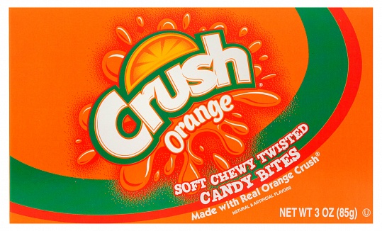 Orange Crush Soft Chewy Twisted Candy Bites