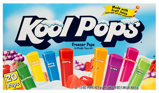 Kool Pops Assorted Freezer Pops (20 Pops)