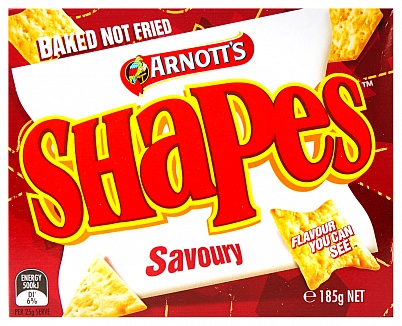 Arnott's Savoury Shapes (185g)
