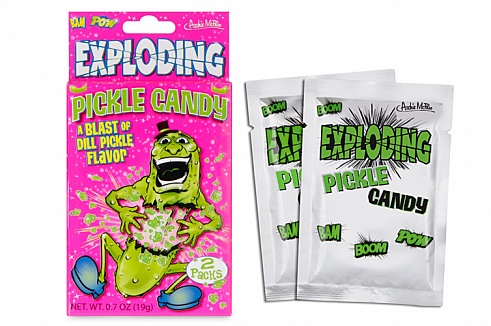 Exploding Pickle Candy
