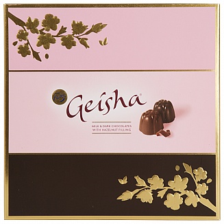 Geisha Milk & Dark Soft Hazelnut Chocolates (185g)