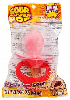 Strawberry Sour Pacifier Pop