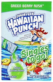 Hawaiian Punch Green Berry Rush Singles to Go! (8pk)
