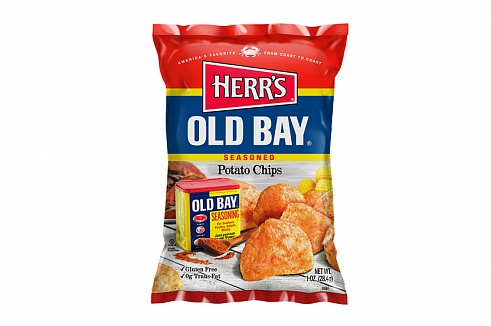 Herr's Old Bay Seasoned Potato Chips (28.4g)