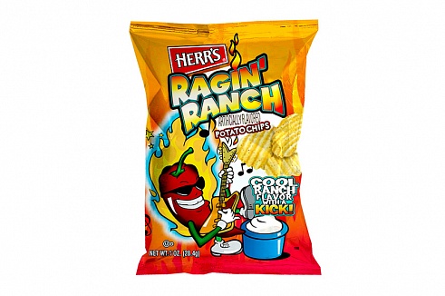 Herr's Ragin' Ranch Potato Chips (28.4g)