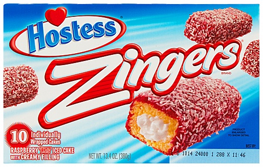 Hostess Raspberry Zingers (Box of 10)