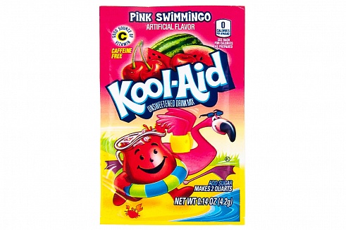 Pink Swimmingo Kool-Aid flavoured drink mix