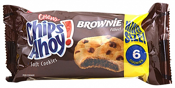 Chips Ahoy! Brownie Filled Chewy Cookies (King Size) Chips Ahoy! Brownie Filled Chewy Cookies (King Size)