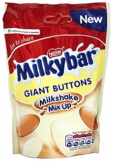Nestle Milkybar Giant Buttons Milkshake Mix Up (110g)