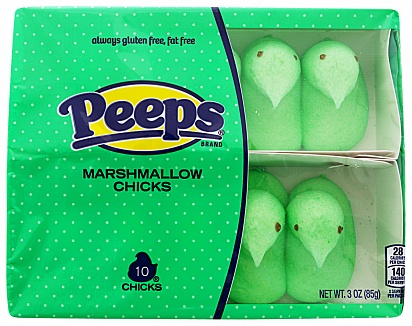 Peeps Green Marshmallow Chicks (10ct)