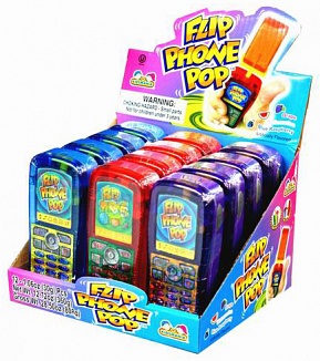 Kidsmania Flip Phone Pops (Box of 12)