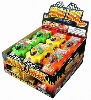 Kidsmania Formula 1 Candy Filled Racer (Box of 12)