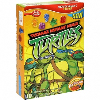 Teenage Mutant Ninja Turtles Fruit Snacks Assorted (8 x 255g)