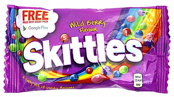 Wild Berry Flavour Skittles (UK)