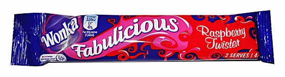 Wonka Fabulicious Raspberry Twister | Australian Candy | UK