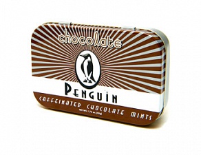 Penguin Cinnamon Caffeine Mints, Caffeinated Penguin Mints